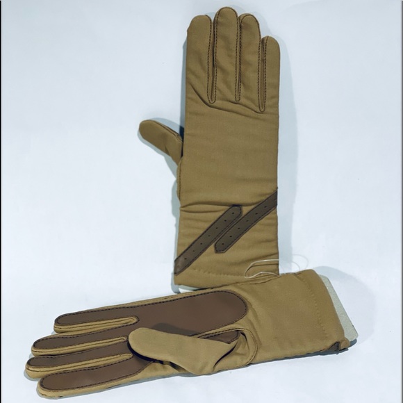 Hanes | Accessories | Hanes Her Way Tan Stretch Vintage Gloves Os ...